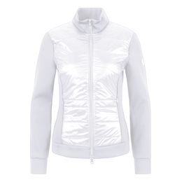 Damen Blousonwei&szlig;, Gr. 40, Sportalm KITZB&Uuml;HEL, clean, unifarben, Web, Obermaterial: 86% Polyamid, 14% Elasthan, Jacken, Regular fit mit Stehkragen