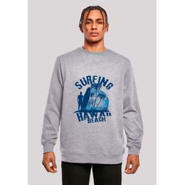 F4NT4STIC Herren Sweatshirt "Hawaii Surf Beach Summer", grau, Gr. XXL, Obermaterial: 50% Baumwolle, 50% Polyester, Sweatshirts, Premium Qualit&auml;t
