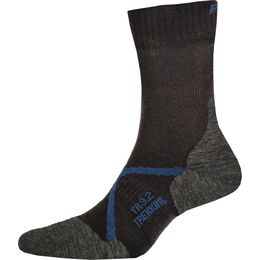 P.A.C. TR 3.2 Trekking Merino Light Damen Wandersocken dunkelblau 35-37 - Socken von PAC