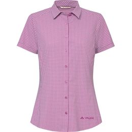Vaude Seiland III Damen Karohemd pink 48 - Damenshirts, -blusen & -pullover
