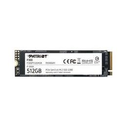 PATRIOT P300 512 GB, SSD PCIe 3.0 x4, NVMe 1.3, M.2 2280