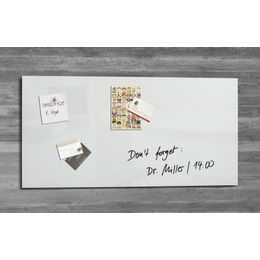 Sigel Glas-Magnettafel artverum&reg; 91,0 x 46,0 cm wei&szlig;