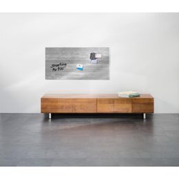 Sigel Glas-Magnettafel artverum&reg; 91,0 x 46,0 cm Design Sichtbeton