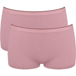 Panty Sloggi "GO Sense", Damen, Gr. XL, rosa (tea rose), Single Jersey, Obermaterial: 89% Modal, 11% Elasthan, Unterhosen Panty, Santoni Rundstrick