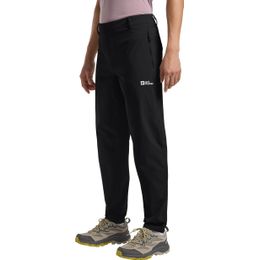 Funktionshose Jack Wolfskin "HIKEOUT PANTS M", Herren, Gr. 58, schwarz, Oberstoff: 86% POLYAMID, 14% ELASTHAN; Futter 1:00% POLYESTER, Hosen Funktionshose