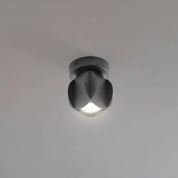Helam Deckenspot GAMBIT, schwarz, &Oslash; 10 cm, Metall, GU10-LED