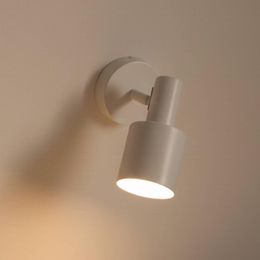LINDBY Wandstrahler Ovelia, beige, Metall, E27