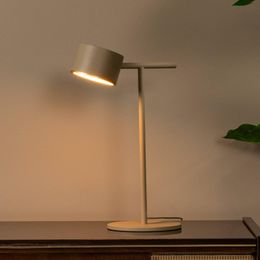 Lucide LED-Tischlampe Gian, taupe, H&ouml;he 40 cm, Metall