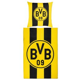 Bettw&auml;sche BVB BLOCKSTREIFEN