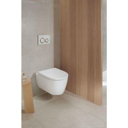 Geberit iCon WC-Set mit WC-Sitz sp&uuml;lrandlos 501664008 36x53 cm, wei&szlig; KeraTect