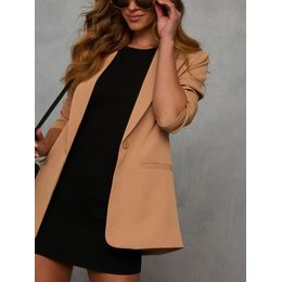 Milan Kiss Blazer in Hellbraun - 55% | Gr&ouml;&szlig;e M | Damenjacken