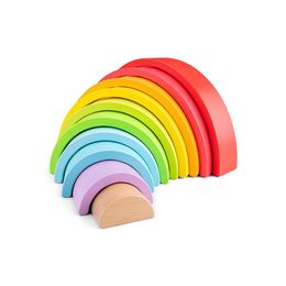 New Classic Toys 10tlg. Stapelspiel "Regenbogen" - ab 12 Monaten - 27% | Motorikspielzeug