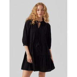 V&eacute;ro Moda Vero Moda Kleid "Pretty" in Schwarz - 43% | Gr&ouml;&szlig;e M | Damen-kleider