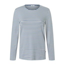 Maerz Muenchen Longsleeve in Blau/ Wei&szlig; - 58% | Gr&ouml;&szlig;e 40 | Damen-tops