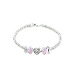 CHARM'S Silber-Armkette mit Beads - 73% | Schmuck