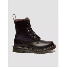 Dr. Martens Leder-Winterboots "1460 Serena" in Schwarz/ Braun - 23% | Gr&ouml;&szlig;e 39 | Damen-stiefel