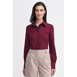 Nife Bluse in Bordeaux - 80% | Gr&ouml;&szlig;e 40 | Damen-blusen