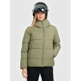 4F Ski-/ Snowboardjacke in Khaki - 51% | Gr&ouml;&szlig;e M | Damen-outdoorjacken