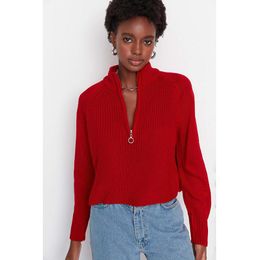 Trendyol Pullover in Rot - 51% | Gr&ouml;&szlig;e S | Damen-pullover-cardigans