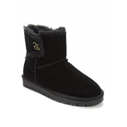Gooce Leder-Winterboots "Gabriela" in Schwarz - 60% | Gr&ouml;&szlig;e 36 | Damen-stiefel