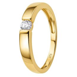 Revoni Gold-Ring mit Diamant - 75% | Gr&ouml;&szlig;e 58 | Schmuck