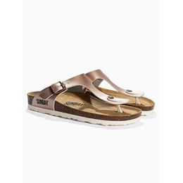 Sunbay Zehentrenner "Camelia" in Ros&eacute;gold - 60% | Gr&ouml;&szlig;e 39 | Damen-sandalen