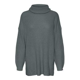V&eacute;ro Moda Vero Moda Rollkragenpullover in Gr&uuml;ngrau - 45% | Gr&ouml;&szlig;e M | Damen-pullover-cardigans