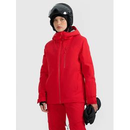 4F Ski-/ Snowboardjacke in Rot - 52% | Gr&ouml;&szlig;e XL | Damen-outdoorjacken