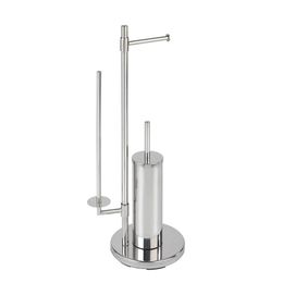 Wenko WC-Garnitur "Universalo Neo" in Silber - (H)73 cm - 15% | Badezimmer-accessoires
