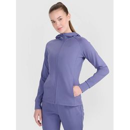 4F Sweatjacke in Hellblau/ Lila - 67% | Gr&ouml;&szlig;e M | Damen-sweatshirts-jacken