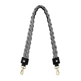 Hey Marly Schulterriemen "Braided Glitter" in Schwarz - (L)70 cm - 10% | Damen-taschen