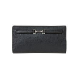 Michael Kors Leder-Geldb&ouml;rse in Schwarz - (B)19 x (H)9 x (T)2 cm - 44% | Portemonnaies-etuis
