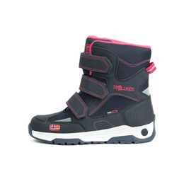 Trollkids Winterboots "Lofoten XT" in Dunkelblau/ Rosa - 33% | Gr&ouml;&szlig;e 30 | Kinderstiefel