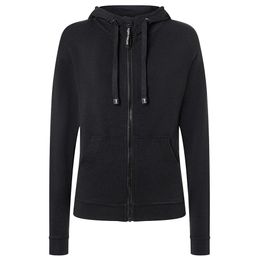 super.natural Sweatjacke "Solution" in Schwarz - 53% | Gr&ouml;&szlig;e M | Damen-sweatshirts-jacken