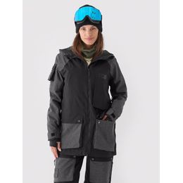 4F Ski-/ Snowboardjacke in Schwarz - 62% | Gr&ouml;&szlig;e L | Damen-outdoorjacken