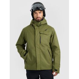 4F Ski-/ Snowboardjacke in Khaki - 53% | Gr&ouml;&szlig;e L | Herren-outdoorjacken