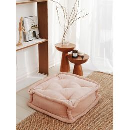 Scandinavia Concept Bodenkissen "Biskuvi" in Rosa - (B)55 x (H)16 x (T)55 cm - 69% | Sitzmoebel