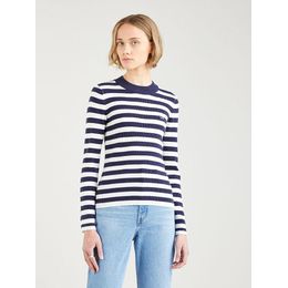 Levi's Levi's Longsleeve in Dunkelblau/ Wei&szlig; - 55% | Gr&ouml;&szlig;e M | Damen-tops