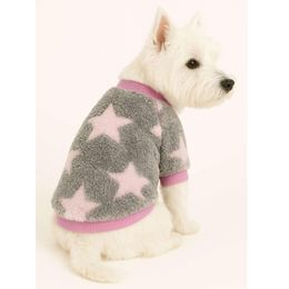 Paws&Whiskers Hundehoodie in Grau/ Rosa - 46% | Gr&ouml;&szlig;e M | Tierbedarf-hunde