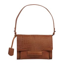 Burkely Leder-Schultertasche "Casual Carly" in Cognac - (B)24 x (H)17 x (T)5 cm - 52% | Damen-taschen