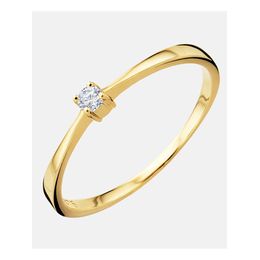 Revoni Gold-Ring mit Diamant - 75% | Gr&ouml;&szlig;e 56 | Schmuck