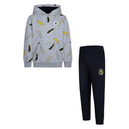 Converse 2tlg. Outfit in Grau/ Dunkelblau - 44% | Gr&ouml;&szlig;e 110/116 | Kinder-sweatshirts-jacken