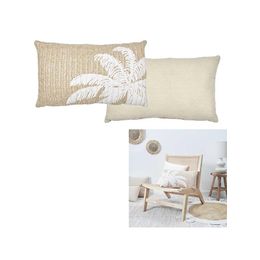Garden Spirit Kissen ''Palmier'' in Beige - (L)50 x (B)30 cm - 14% | Dekokissen