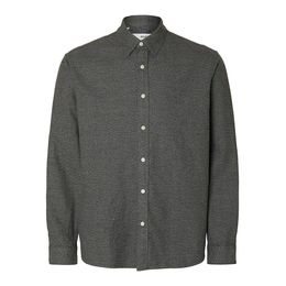Selected Homme Hemd "Noah" in Dunkelgrau - 58% | Gr&ouml;&szlig;e XL | Herren-plussize