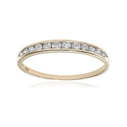 Diamant Exquis Gold-Ring mit Diamanten - 75% | Gr&ouml;&szlig;e 48 | Schmuck