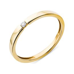 Revoni Gold-Ring mit Diamant - 76% | Gr&ouml;&szlig;e 54 | Schmuck