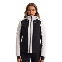 Fischer Ski-/ Snowboardjacke in Schwarz/ Wei&szlig; - 67% | Gr&ouml;&szlig;e M | Damen-outdoorjacken