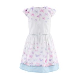 happy girls by Eisend Kleid in Wei&szlig;/ Hellblau/ Rosa - 77% | Gr&ouml;&szlig;e 104 | Kinderkleider
