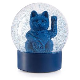Donkey Products Donkey Schneekugel ''Lucky Cat'' in Blau - (B)10 x (H)11,3 x (T)10 cm - 14% | Dekofiguren