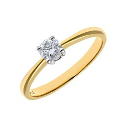 Diamant Exquis Gold-Ring mit Diamant - 75% | Gr&ouml;&szlig;e 56 | Schmuck